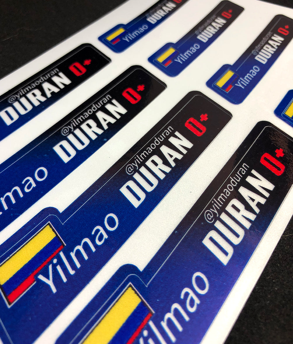 Stickers en Vinilo Laminado – Jefe de Filas